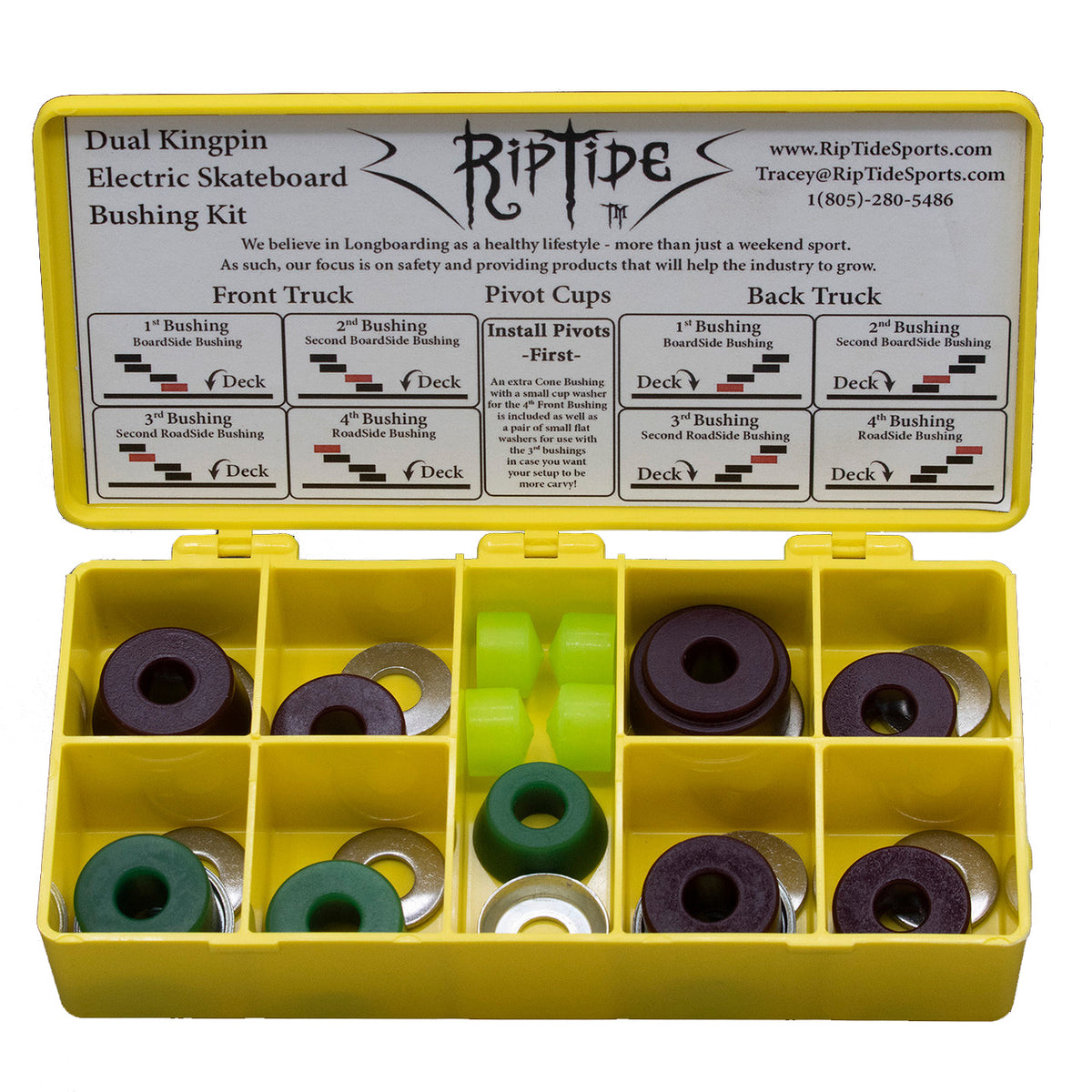 RipTide Bushing Kit - Lyacon TRX 2.0 – Eskate.shop